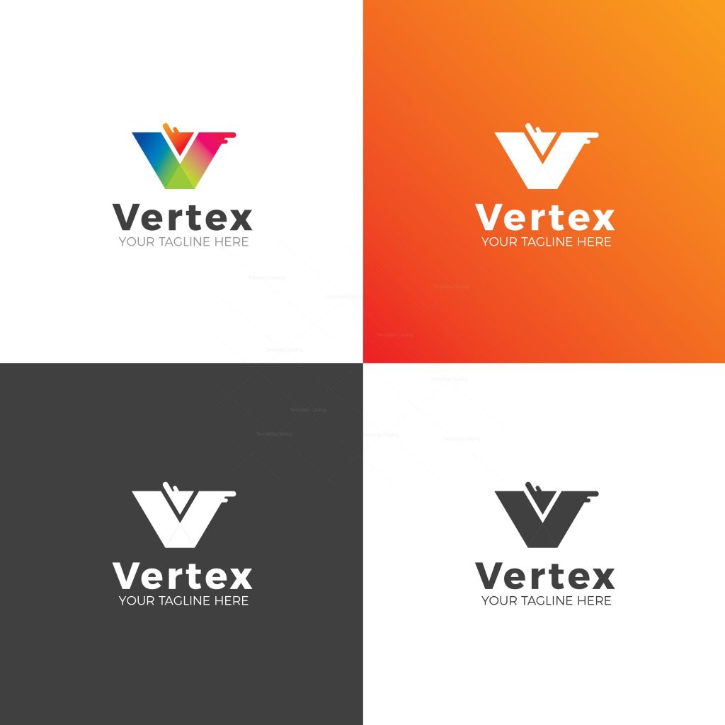 Vertex Creative Logo Design Template - Graphic Prime | Graphic Design ...