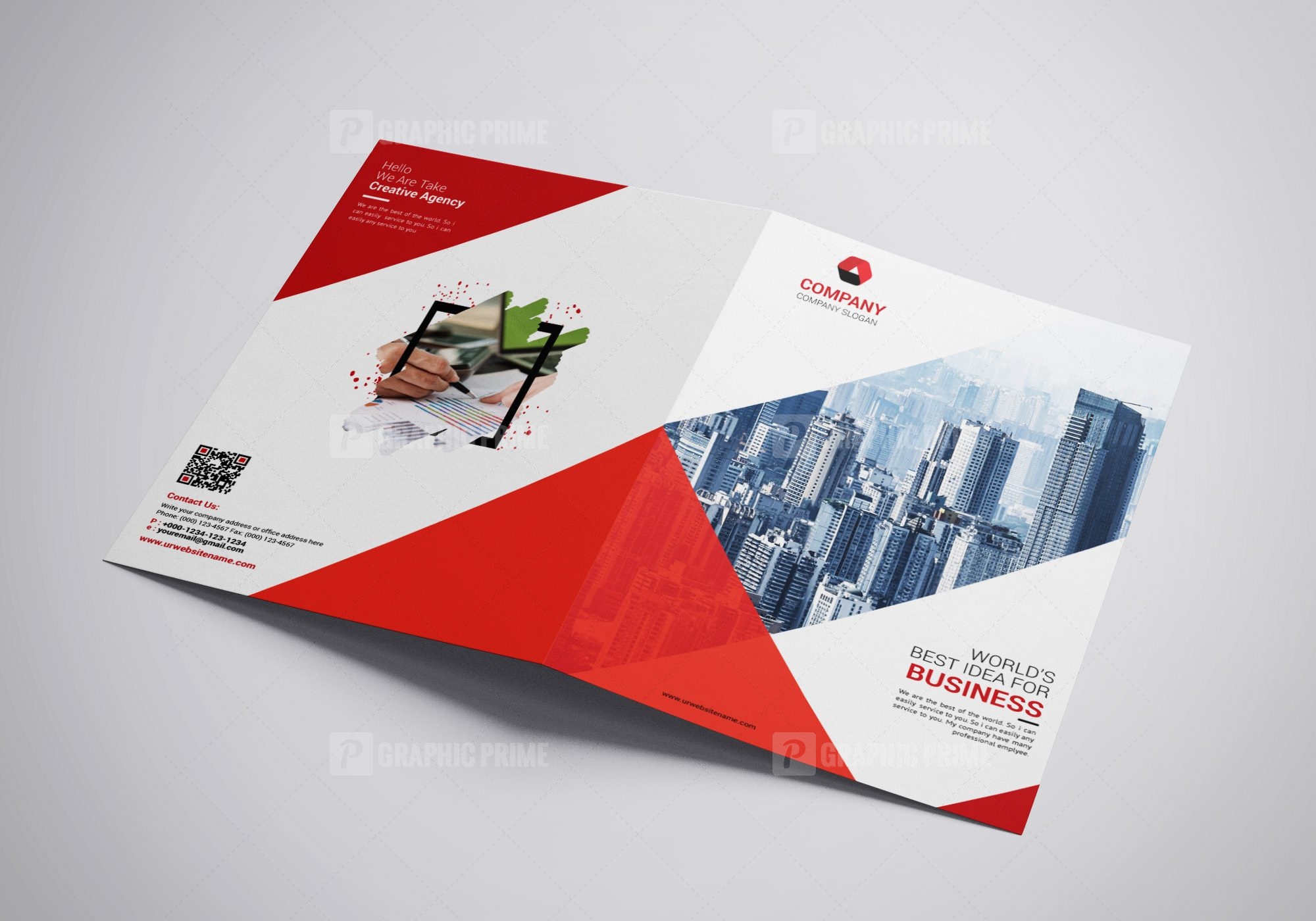 Small Business Brochure Template - Graphic Prime | Graphic Design Templates
